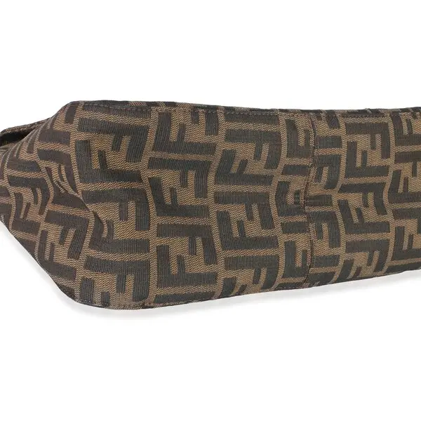 Fendi Zucca Canvas Mama Baguette Shoulder Bag