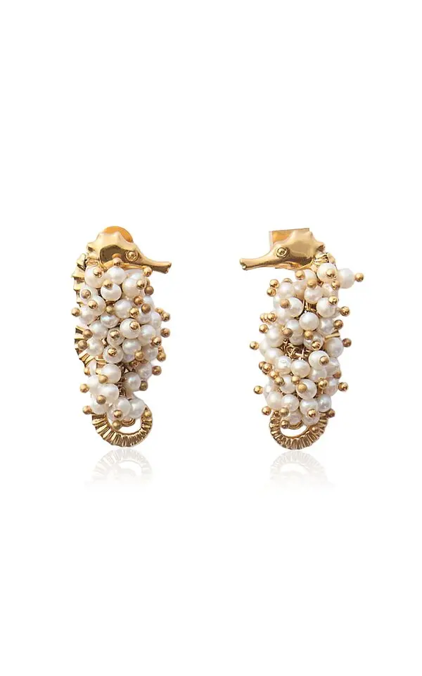 Jacquemus Les Boucles Hippocampes - Gold