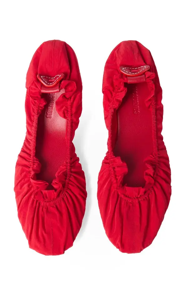 Jacquemus Les Pietra Ballerines Flats - Red