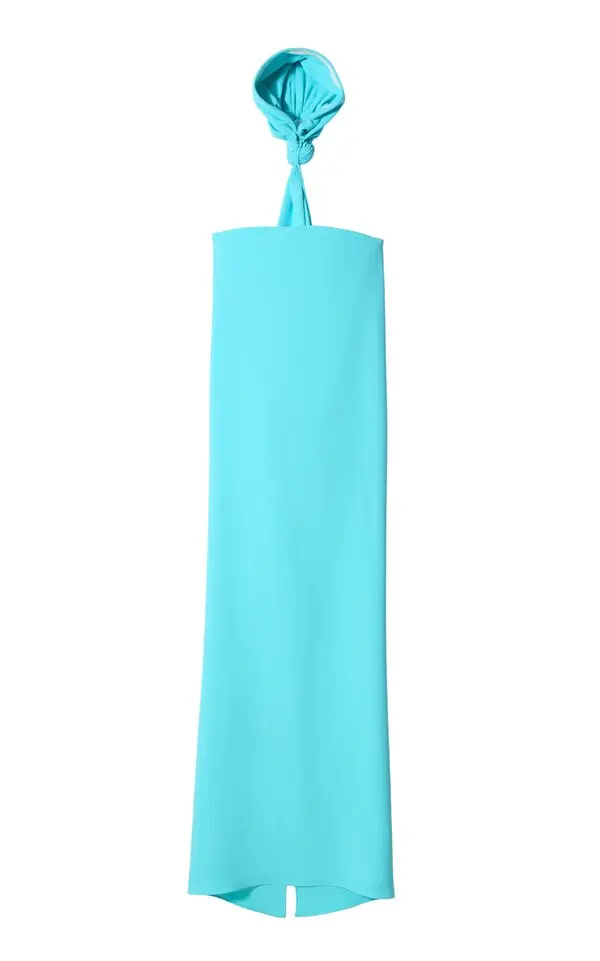 Jacquemus The Cala Strapless Maxi Dress - Turquoise