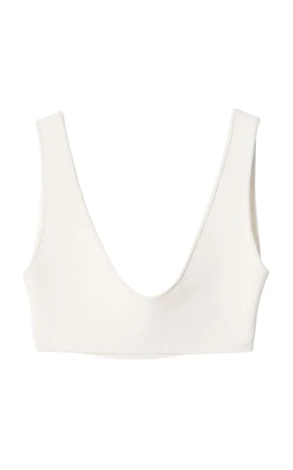 Jacquemus The Faro Cropped Knit Top