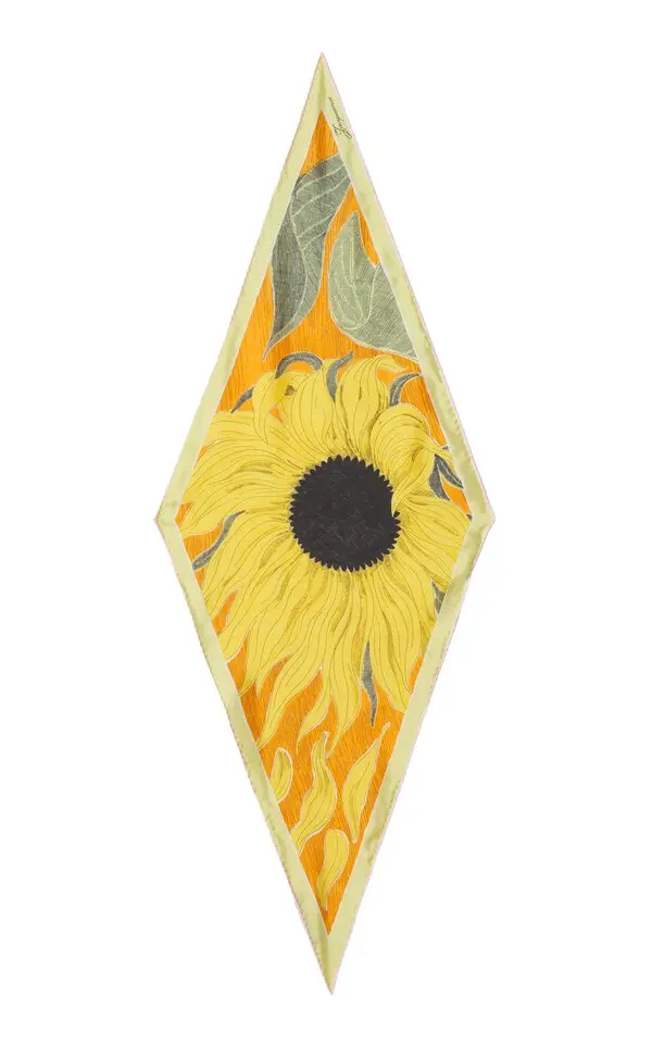 Jacquemus Le Losange Tournesol Scarf