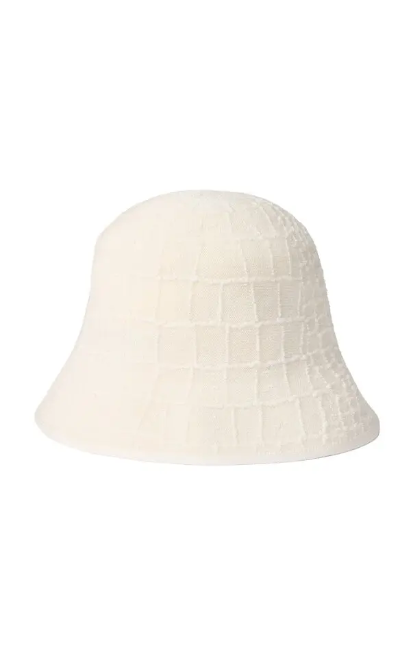 Jacquemus La Cloche Scala Hat - Off-white
