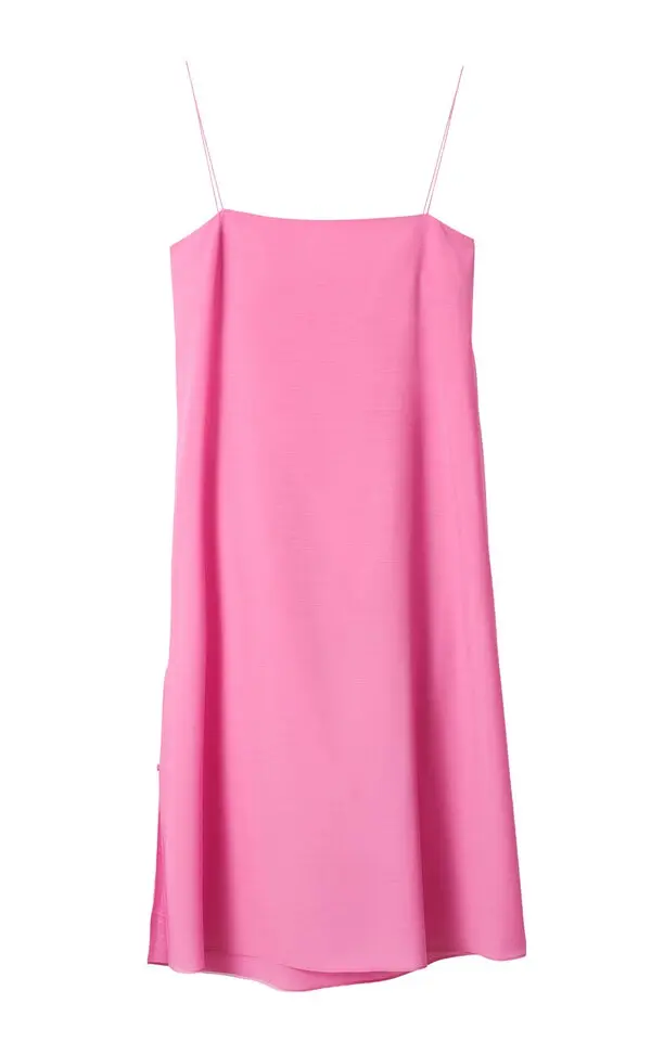 Jacquemus The Isola Pleated Virgin-wool Mini Dress - Pink
