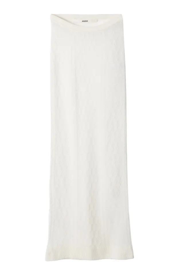 Jacquemus Treccia Knit Wool-blend Maxi Skirt
