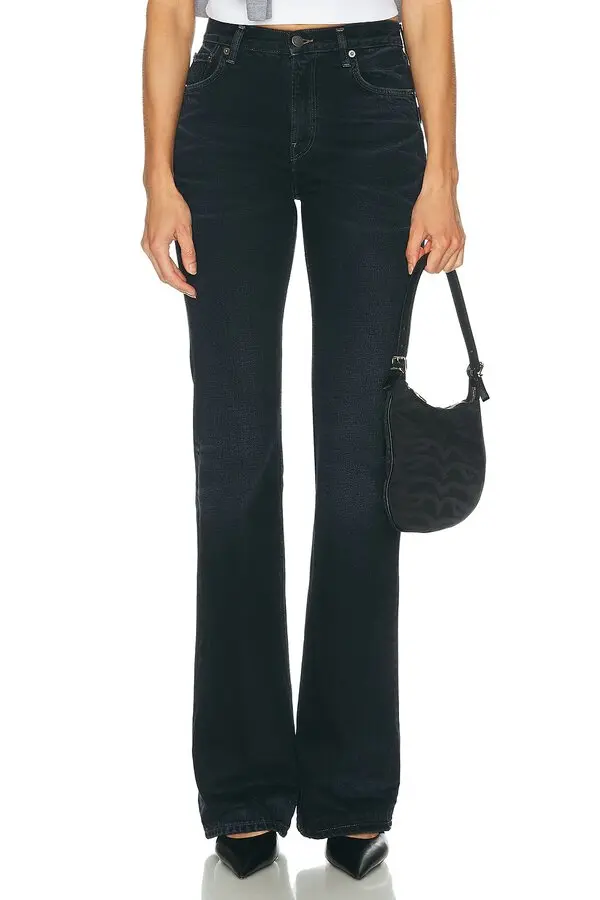 HAIKURE Flora Flare Leg In Blue