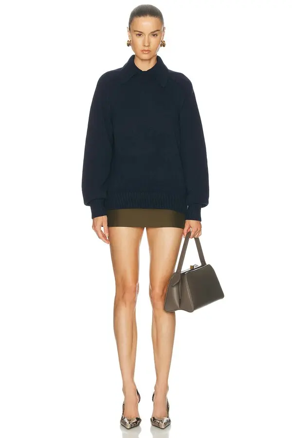 Khaite Jackson Cashmere Sweater - Midnight Navy