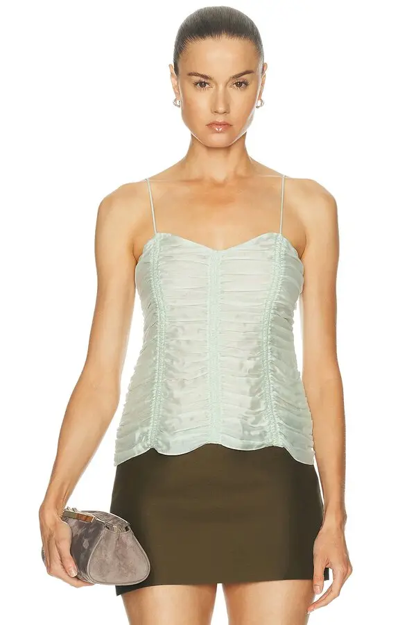 Khaite Inara Top - Ice Green