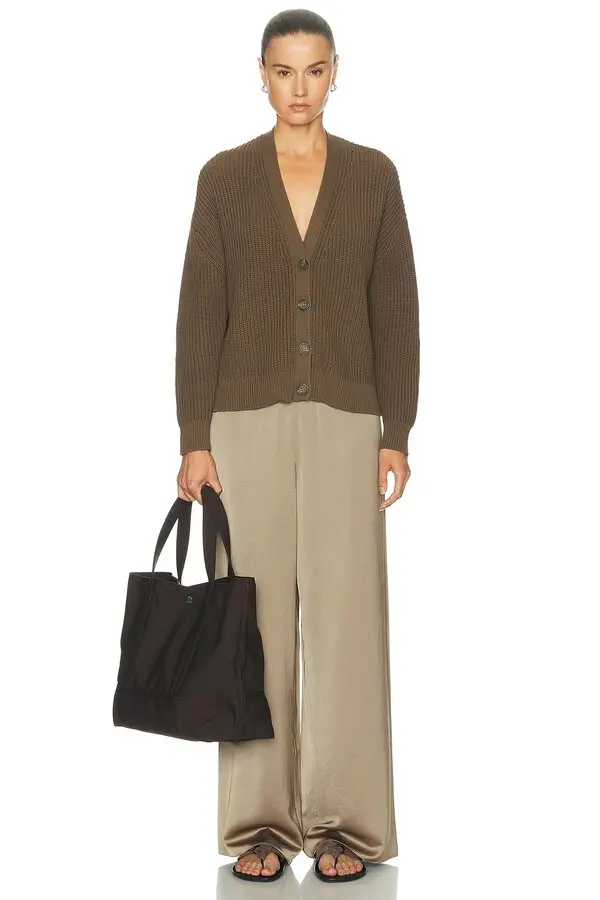 Jenni Kayne Cropped Cotton Cocoon Cardigan