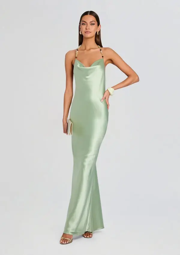 Retrofete Odalis Gown - Matcha