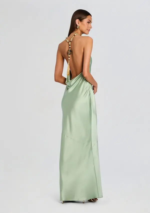 Retrofete Odalis Gown - Matcha