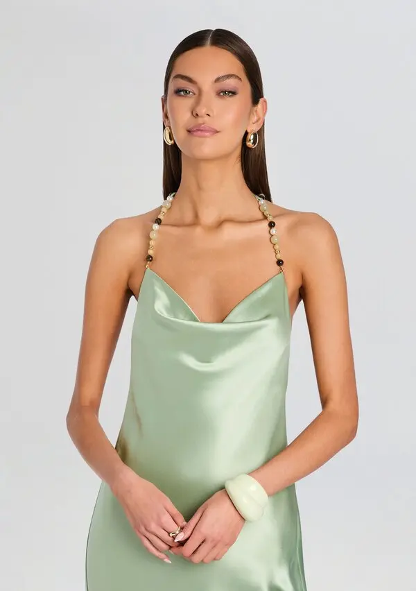 Retrofete Odalis Gown - Matcha