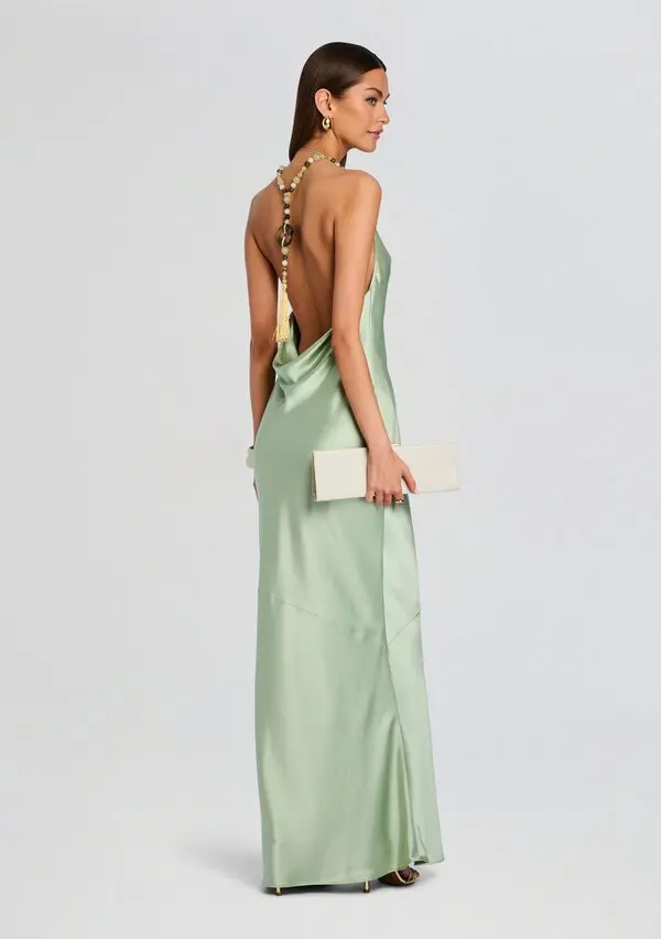 Retrofete Odalis Gown - Matcha