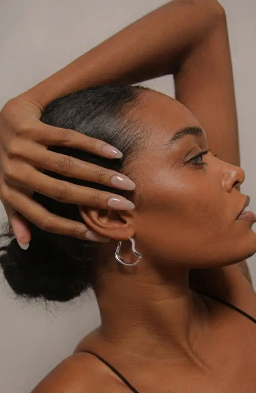 YOJ Curved Maxi Hoop Earrings
