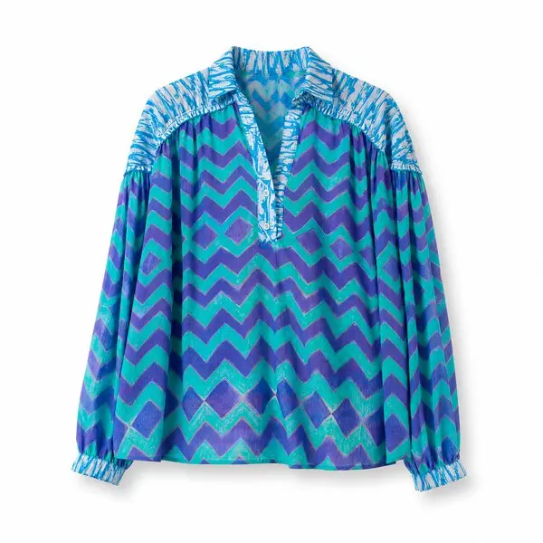CASA ATELIER BY FERDINANDO FUSCO Printed Cotton Voile Shirt