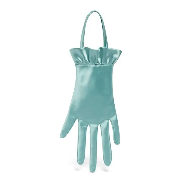 Lulu Guinness Sea Foam Satin Hand Bag - Blue