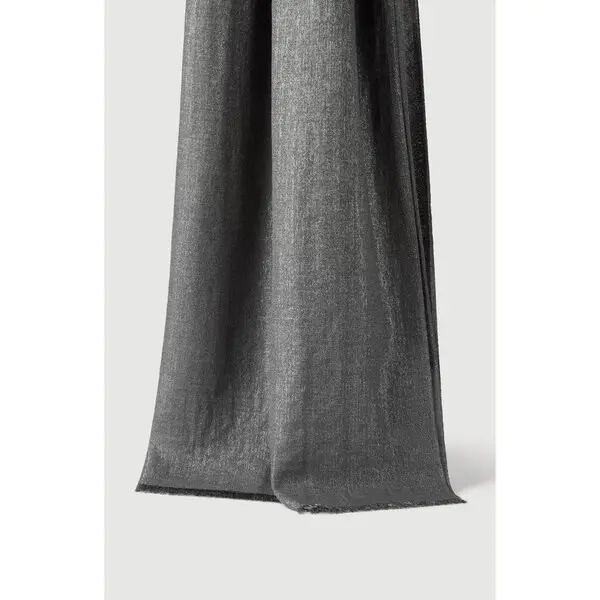 Brunello Cucinelli Cashmere And Silk Scarf - Lead