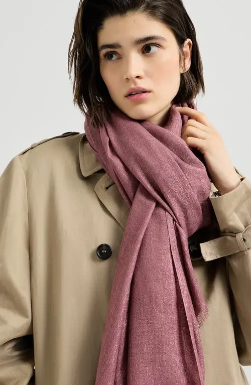 Brunello Cucinelli Cashmere And Silk Scarf