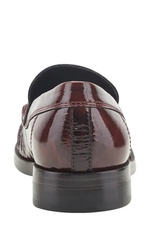 Marc Fisher Nell Penny Loafer - Dark Red