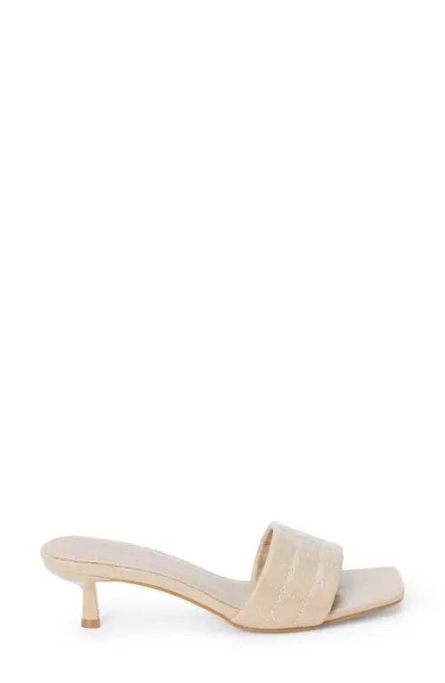 Matisse Rosana Kitten Heel Slide Sandal - Tan