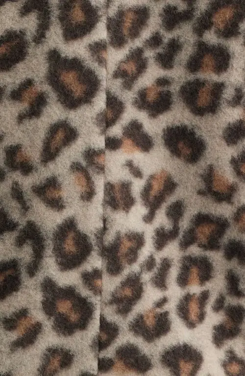 Bernardo Crop Flannel Jacket - Leopard