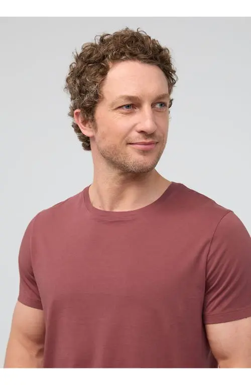 DUER Purepima Only Tee - Red-clay