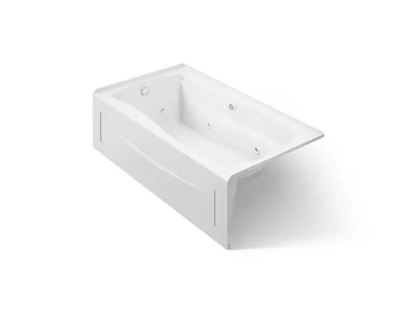KOHLER Mariposa 66" X 36" Alcove Whirlpool Bath With Bask Heated Surface, Left Drain - One-color