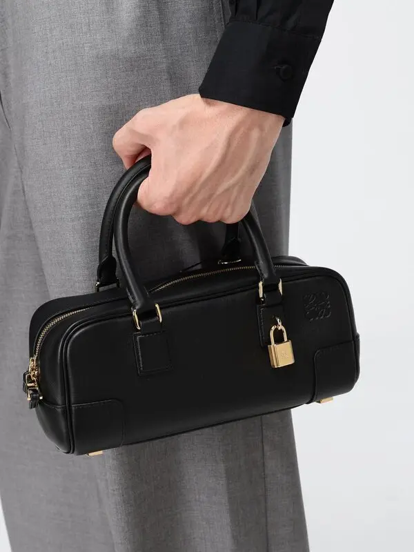 Loewe Amazona 23 Nappa Calfskin Handbag - Black