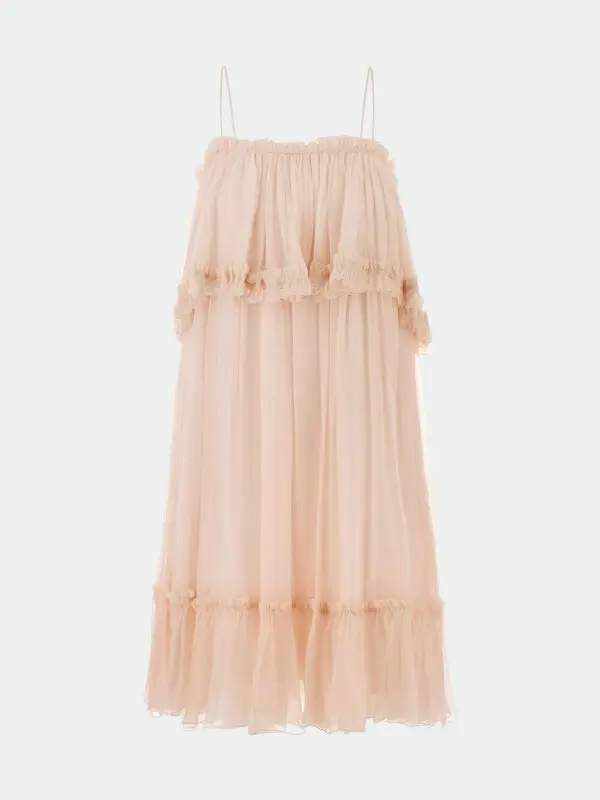 Chloé Mini Dress In Chiffon