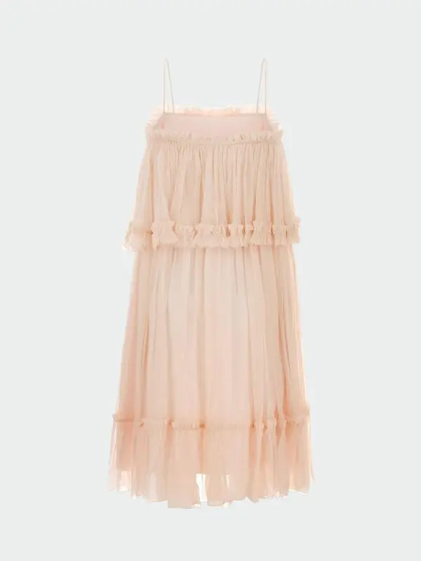 Chloé Mini Dress In Chiffon
