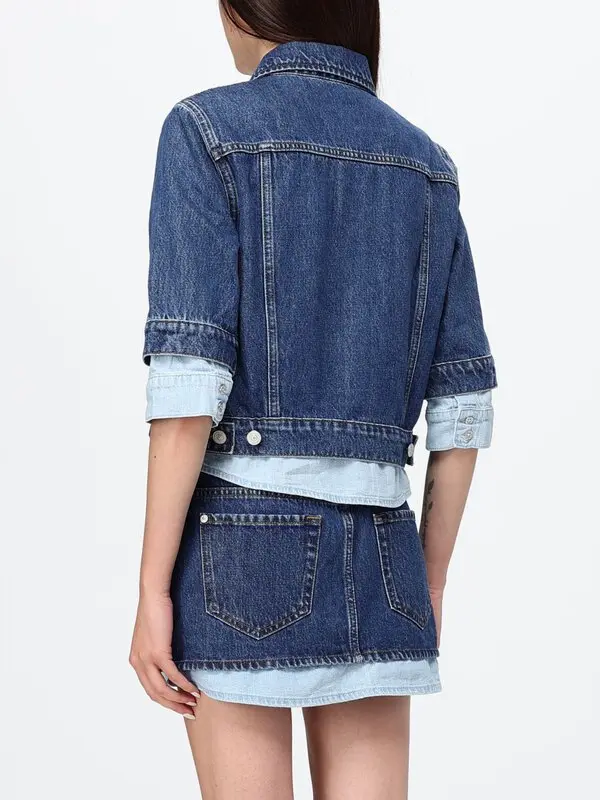 7 For All Mankind Short Sleeve Denim Jacket