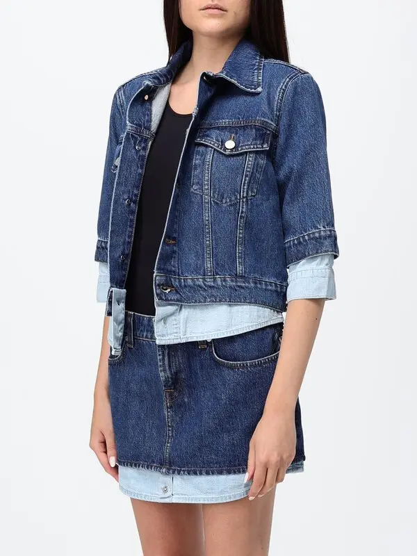 7 For All Mankind Short Sleeve Denim Jacket
