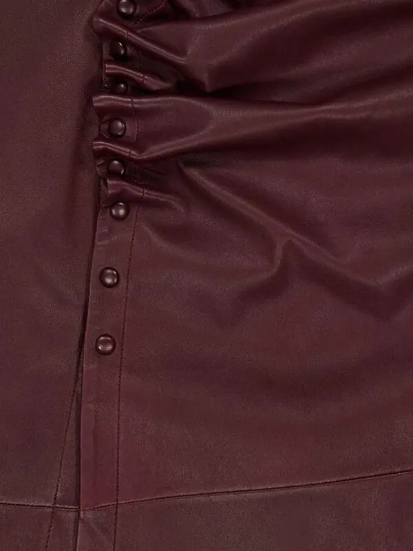 Rabanne Dress With Draped Detail - Red