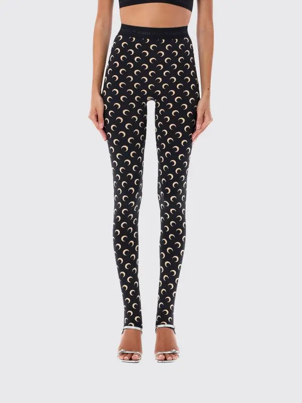 MARINE SERRE Pants - Black