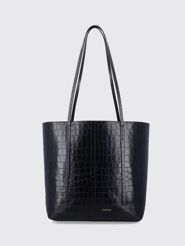 BY MALENE BIRGER Croc-effect Calf Leather Shoulder Bag