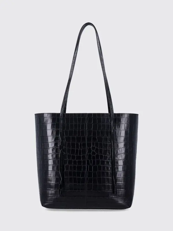 BY MALENE BIRGER Croc-effect Calf Leather Shoulder Bag