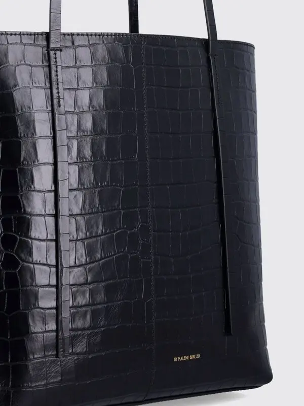 BY MALENE BIRGER Croc-effect Calf Leather Shoulder Bag
