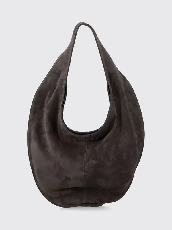 MAEDEN Market Shoulder Bag In Suede Calf Leather