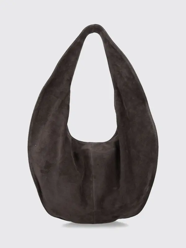 MAEDEN Market Shoulder Bag In Suede Calf Leather