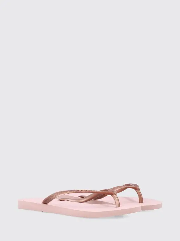 Havaianas Slim Rubber Thong Sandals - Pink