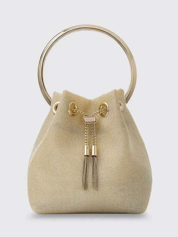 JIMMY CHOO Bon Bon Mini Mesh Bag - Champagne