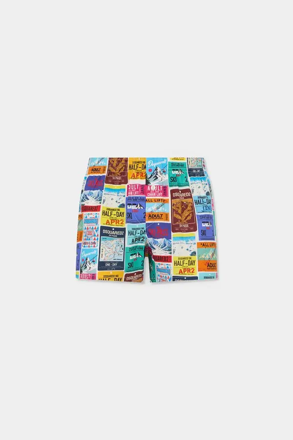 Dsquared2 Ski Pass Boxer - Fantasy