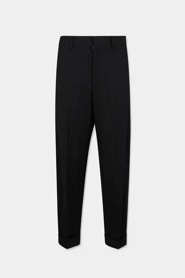 Dsquared2 Pinstriped Wide Pleat Pant - Fantasy