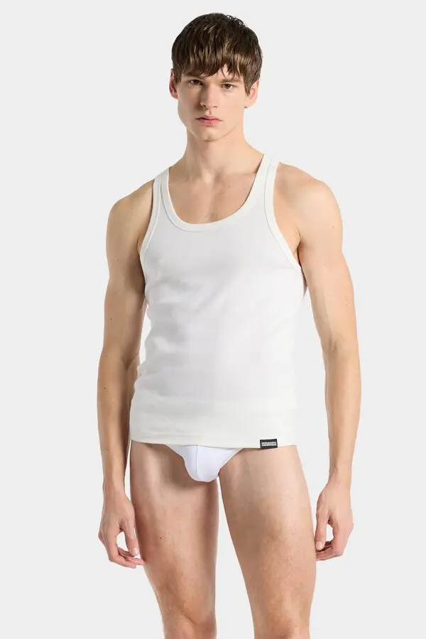 Dsquared2 Basic Tank Top - White