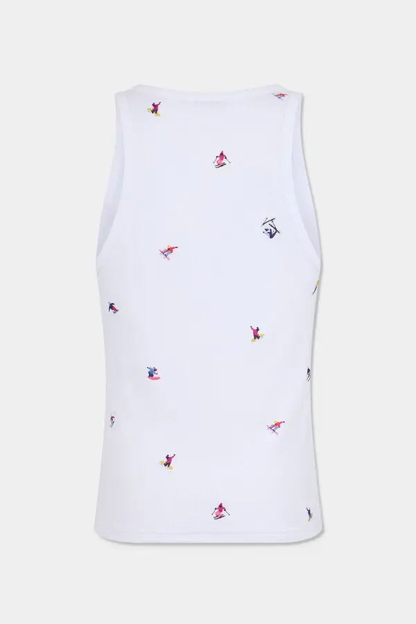 Dsquared2 Snowy Dream Tank Top - White