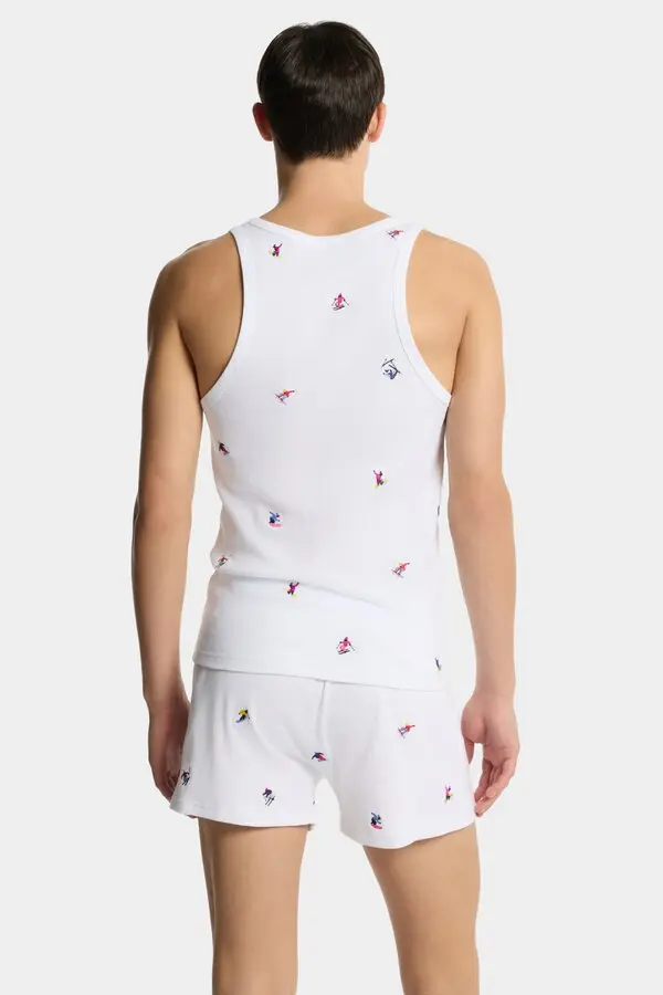 Dsquared2 Snowy Dream Tank Top - White