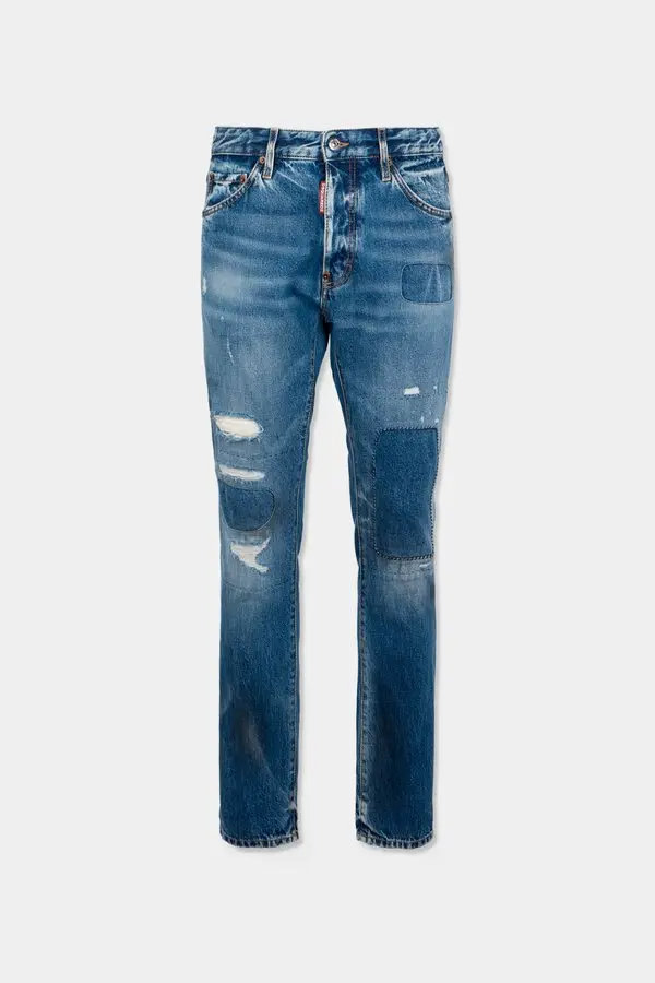 Dsquared2 Worker Wash Teddy Jeans