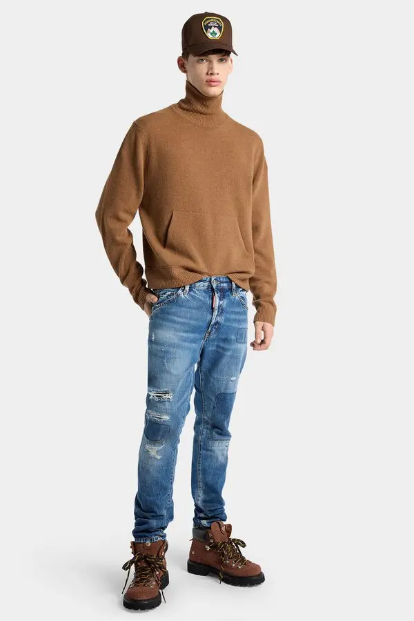 Dsquared2 Worker Wash Teddy Jeans