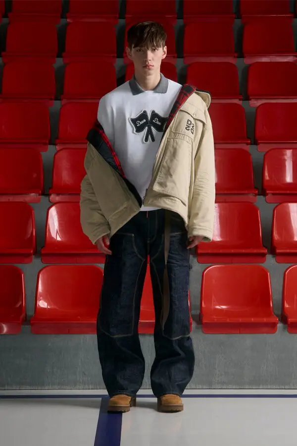 Dsquared2 Japanese Rinse Baggy Carpenter Jeans