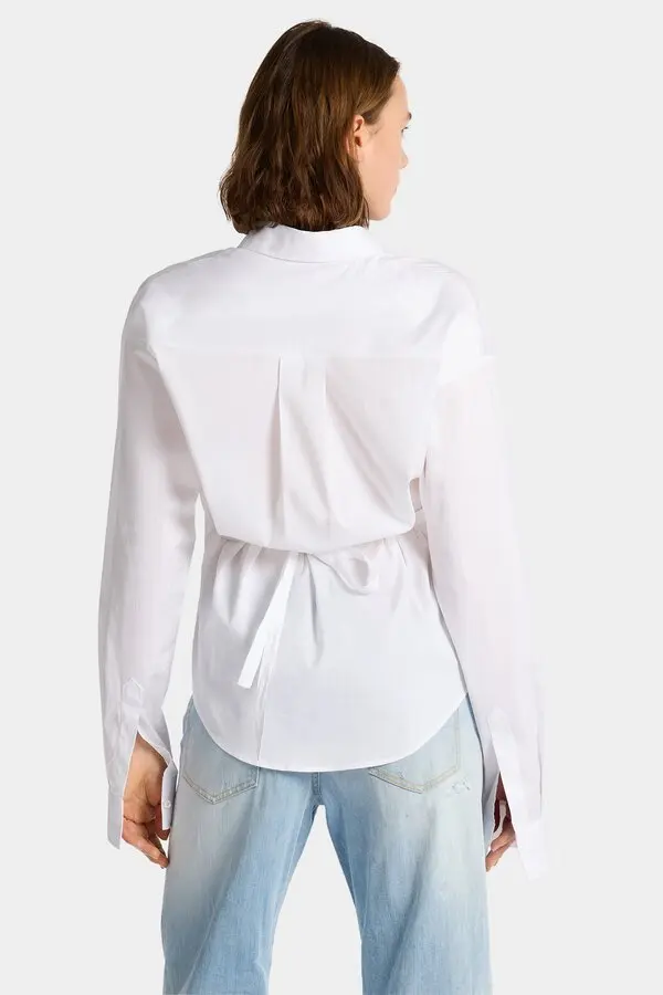 Dsquared2 Wrap Shirt - White